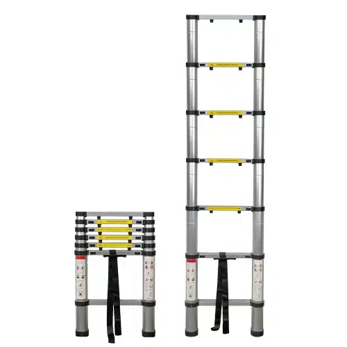 2M Telescopic ladder - ALUMINIUM AND FIBERGLASS LADDERS